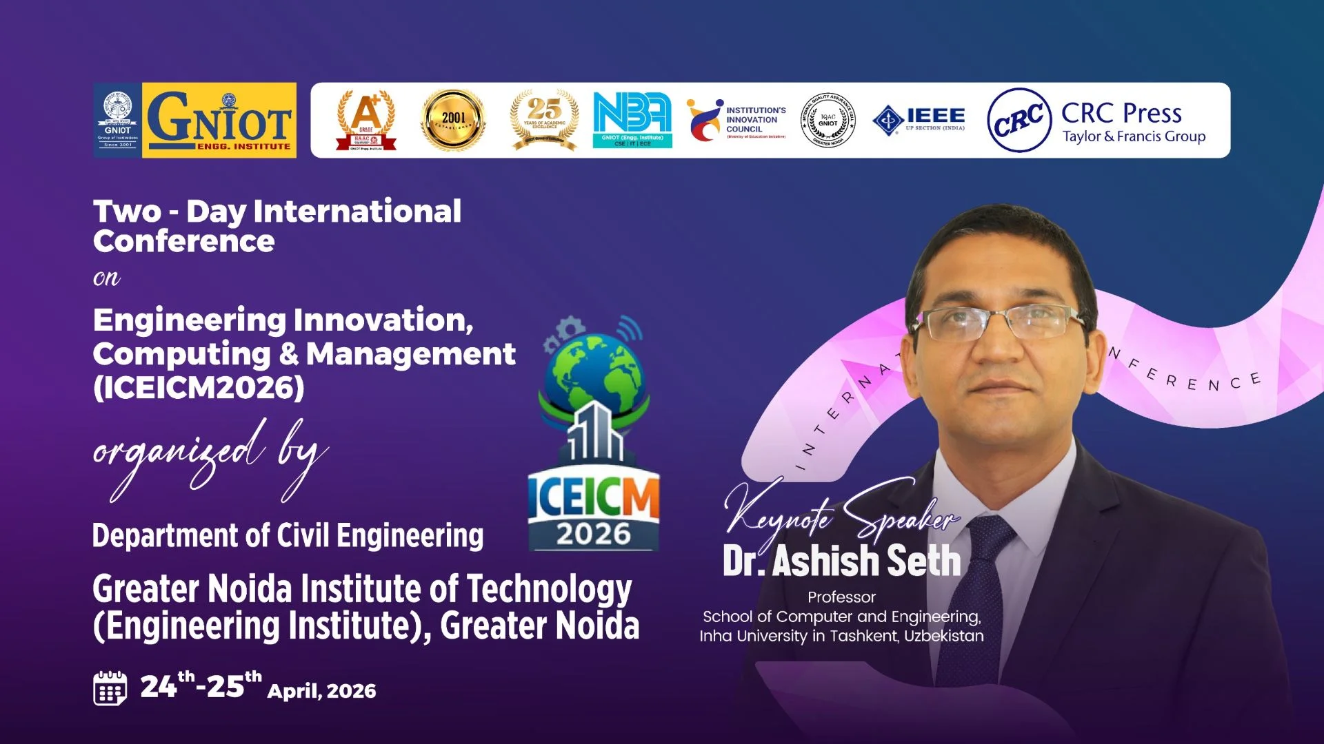ICEICM 2026 – International Conference on Engineering Innovation ...