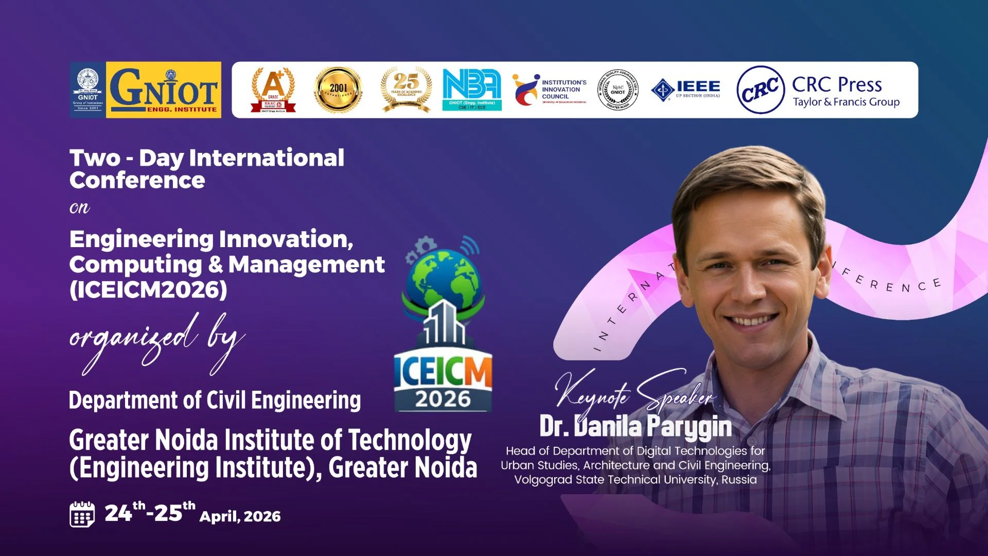 ICEICM 2026 – International Conference on Engineering Innovation ...